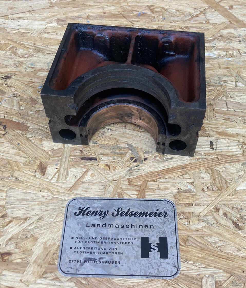 Original Hanomag Traktor R16 R19 Lagerbock für Kurbelwelle D14 ...